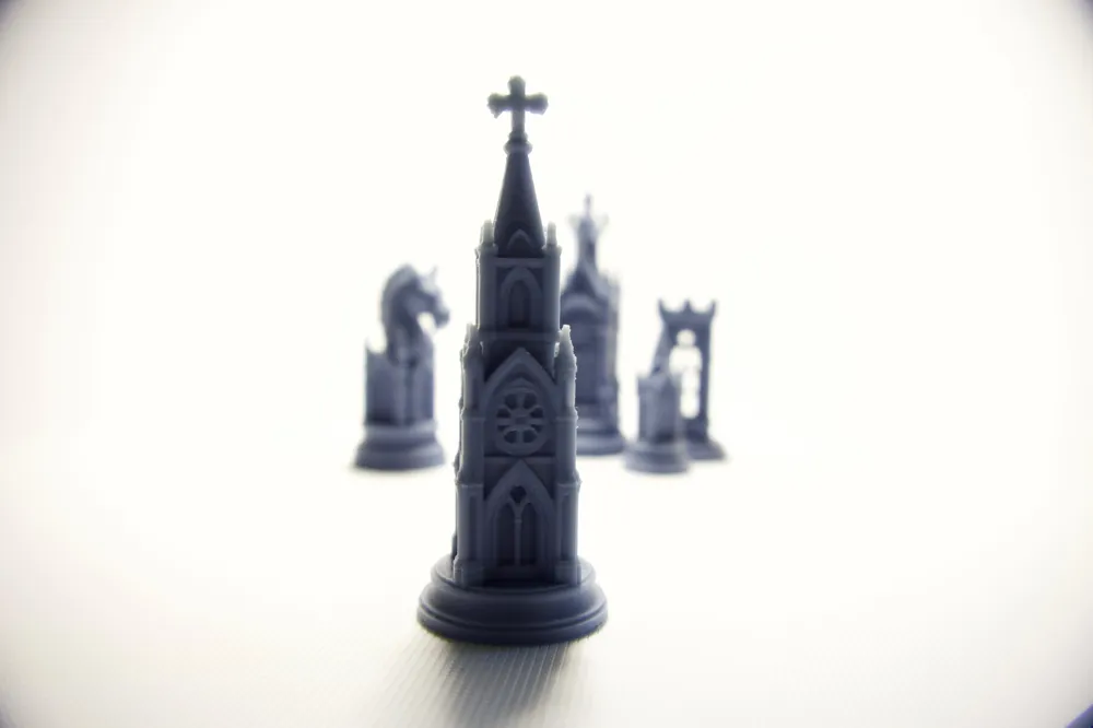 Cathedral Chess Set by Salewski3D MakerWorld: Download Free 3D Models