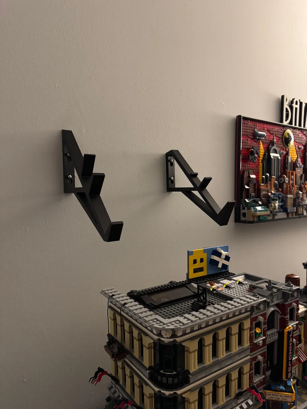 Brick 1989 Batmobile - Angled display & wall mount by Spun_H MakerWorld ...
