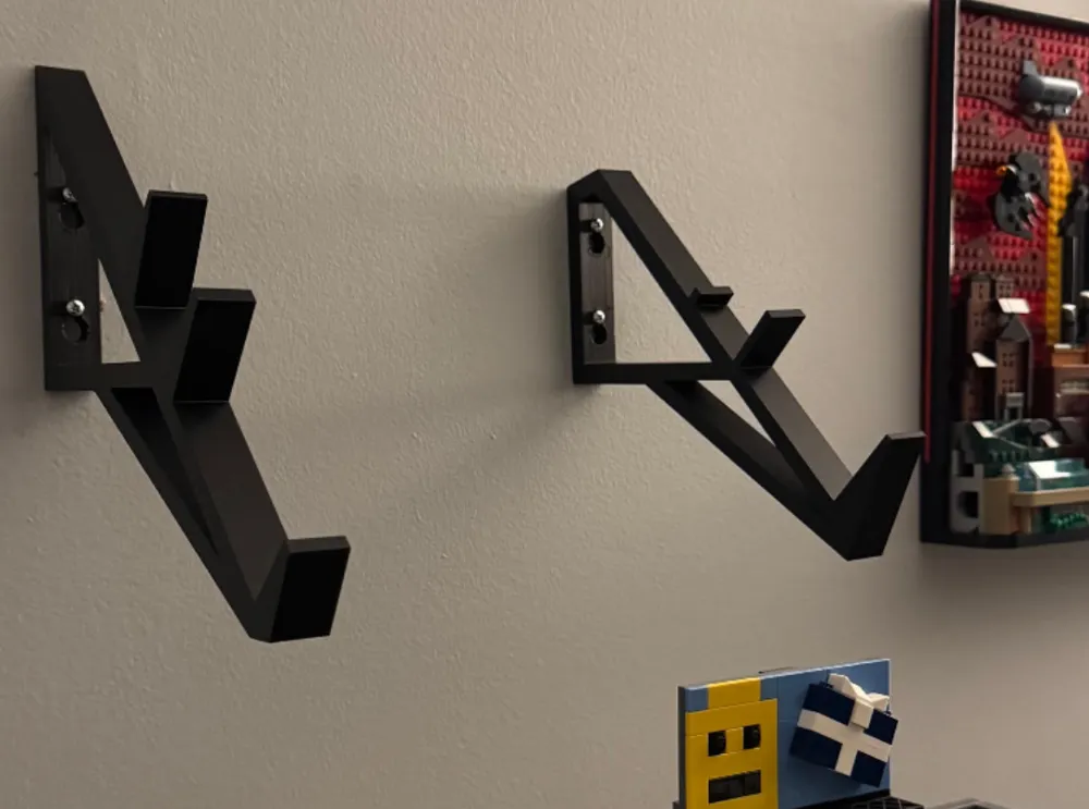 Brick 1989 Batmobile - Angled display & wall mount by Spun_H MakerWorld ...