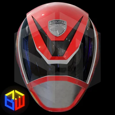 SPD Red Ranger Helmet by BudwinMakerWorld: Download Free 3D Models