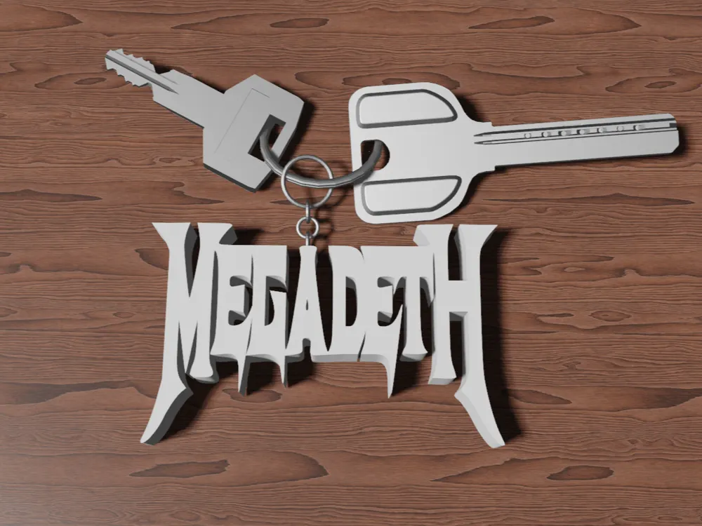 Megadeth Logo - Free 3D Print Model - MakerWorld