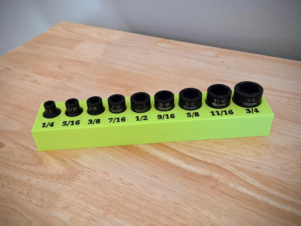 3/8" Drive Quinn SAE Extractor Socket Set Tray by ChopperOriginals ...