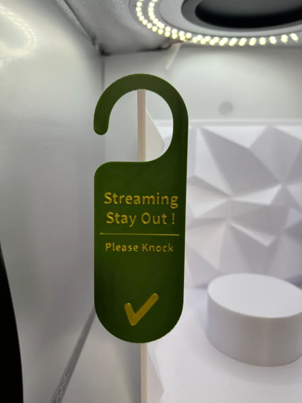 Twitch Streaming Stay Out ! Knock by elliott.scott.r - MakerWorld