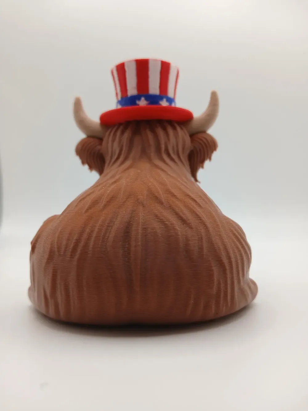 4th of July Highland Cow - Free 3D Print Model - MakerWorld