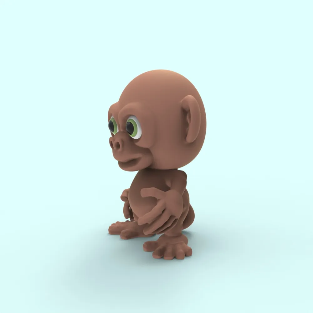Monkey Kawaii by dreampaint92 - MakerWorld