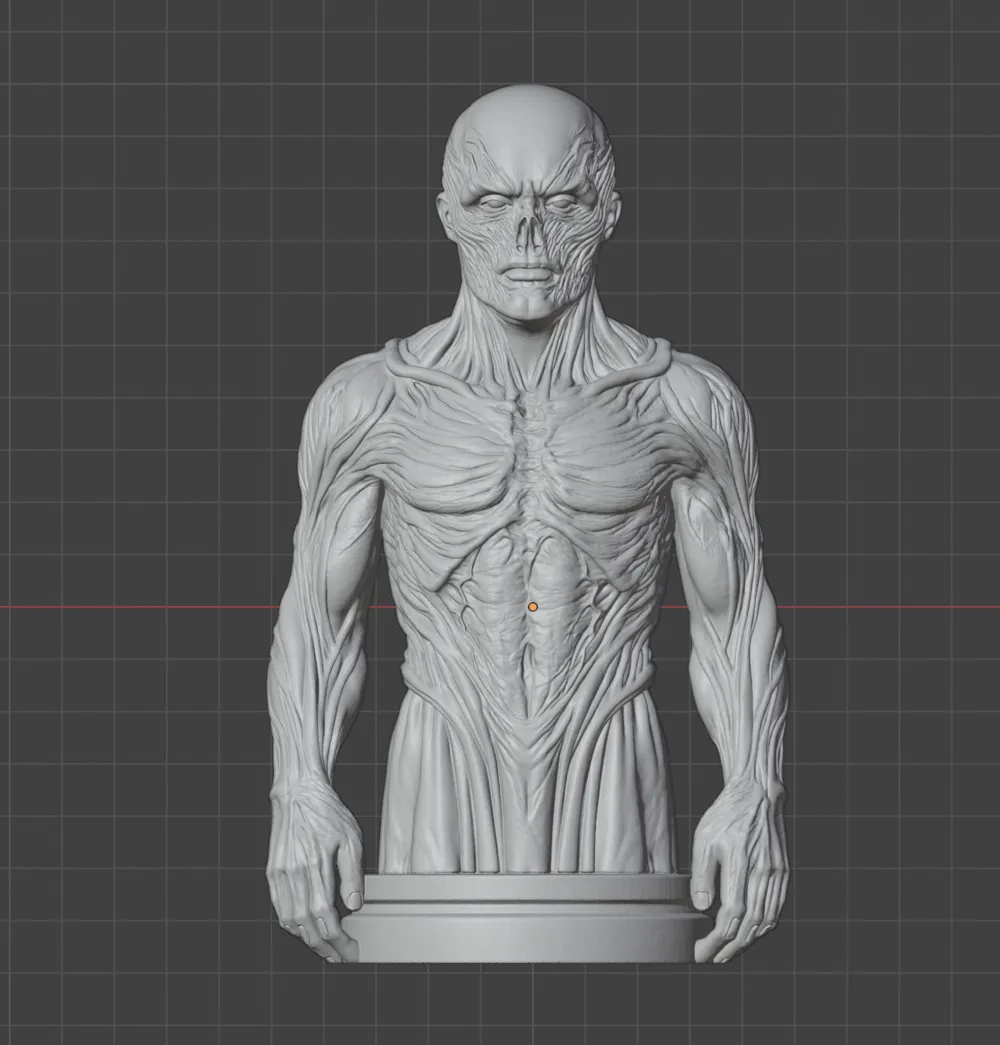 Estátua Busto do Vecna (Stranger Things) por Stache MakerWorld: Baixe ...