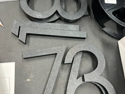 House Address Numbers by WallydoggyMakerWorld: Download Free 3D Models