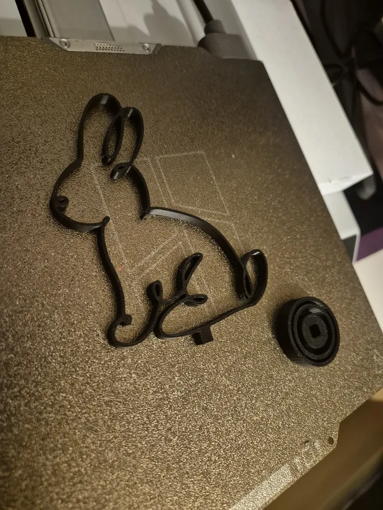 Easter bunny decoration - Free 3D Print Model - MakerWorld