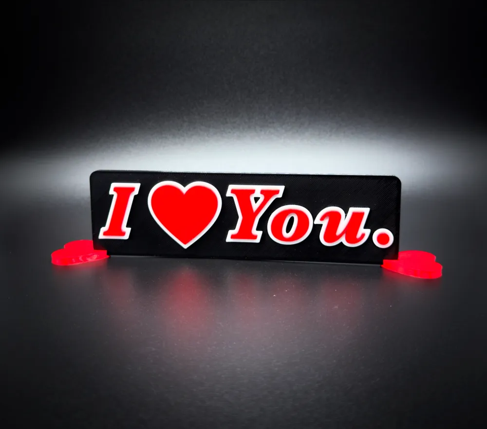 I Love You Sign with Heart Stands Valentines Day by justin.r.ervin ...