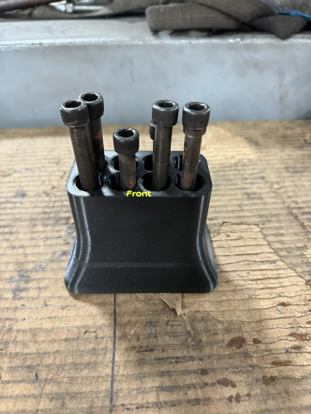 Vise Bolt Organizer by Chris. - MakerWorld