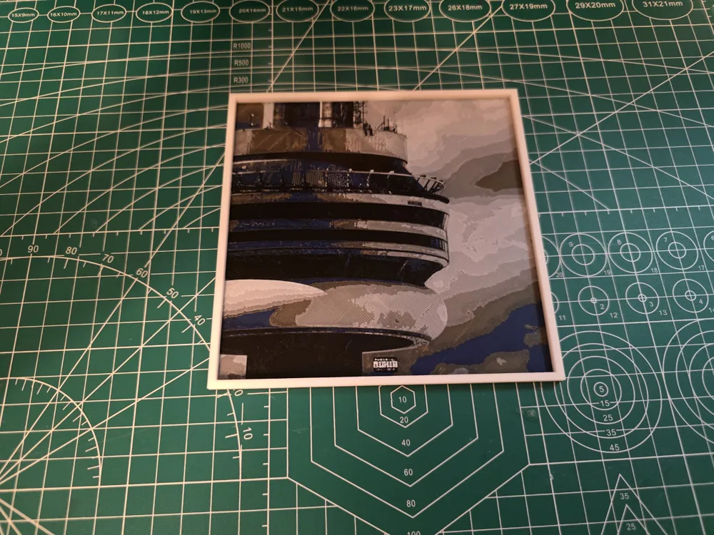 Drake "Views" Album - Hueforge Art - Free 3D Print Model - MakerWorld