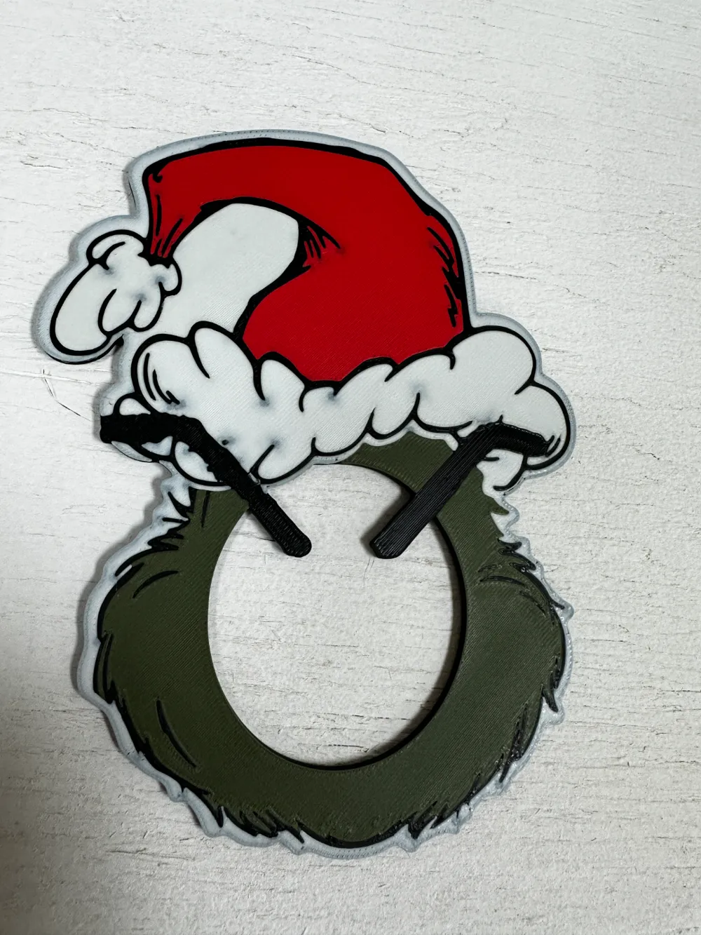 Grinch Ornament Frame by sulleyneal - MakerWorld