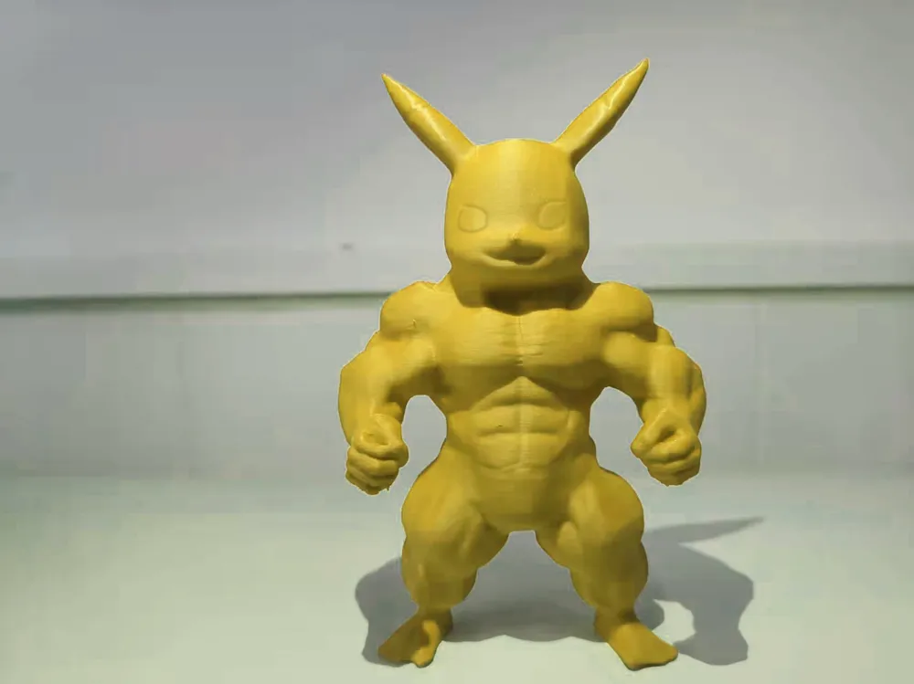 Pokemon-Pikachu（muscle） by ALL3DMakerWorld: Download Free 3D Models