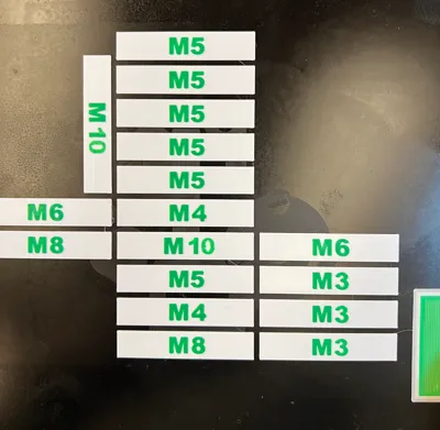 labels for drawer (storage) organizer: screws nuts by Yair Acherman ...