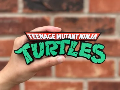 Teenage Mutant Ninja Turtles TMNT Logo by FatDog MakerWorld: Download ...
