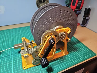Respooler Winder V2.0 (with a difference) - Free 3D Print Model ...