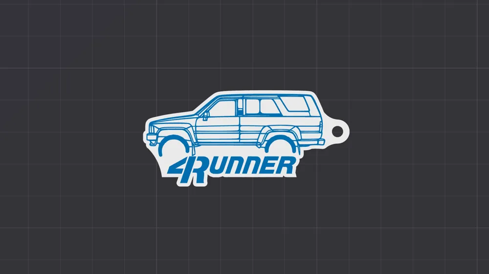 1st Gen 4Runner Keychain - Free 3D Print Model - MakerWorld