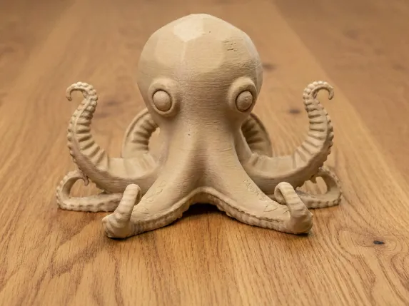 Stylized Octopus - Low Poly Head & Detail - Free 3D Print Model ...