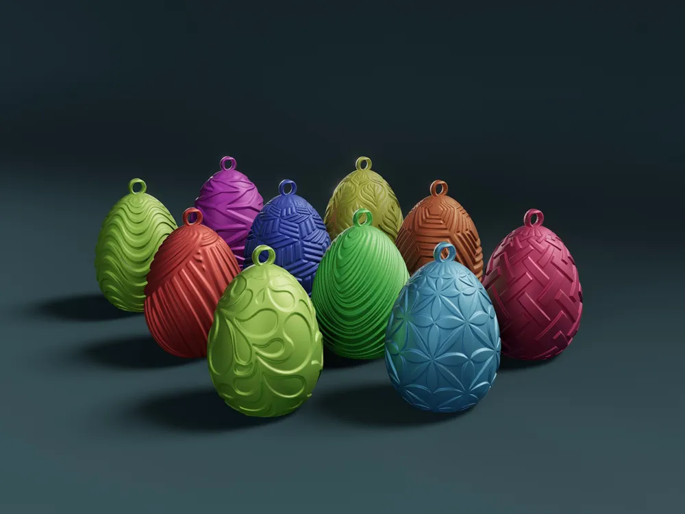 Easter Eggs Collection 1 by 3DMDesign - MakerWorld