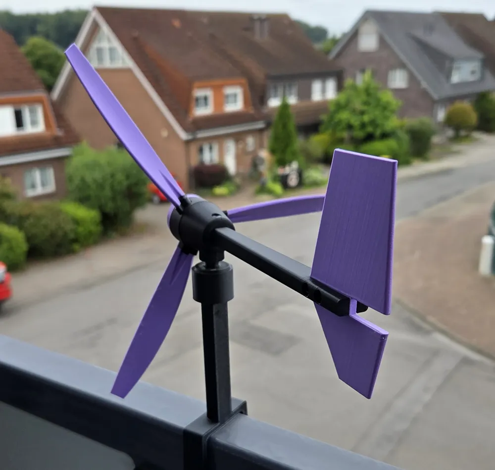 Windmill MK2 / self-aligning + kugelgelagert - Free 3D Print Model ...
