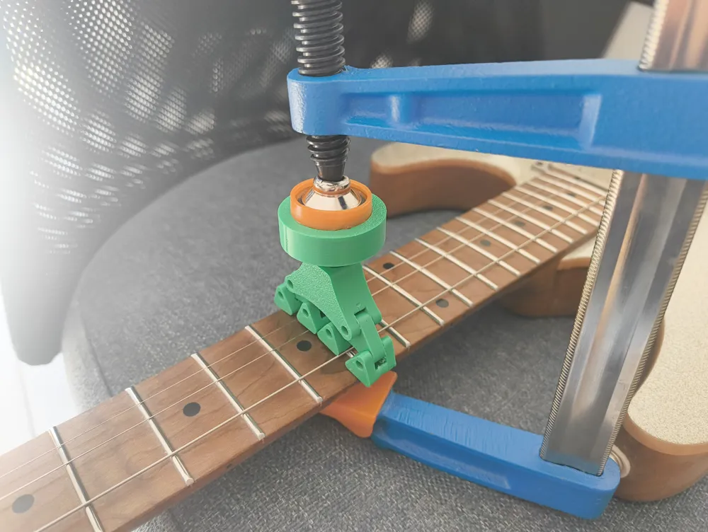 Fractal Guitar Fret Press by Imperius MakerWorld: Download Free 3D Models