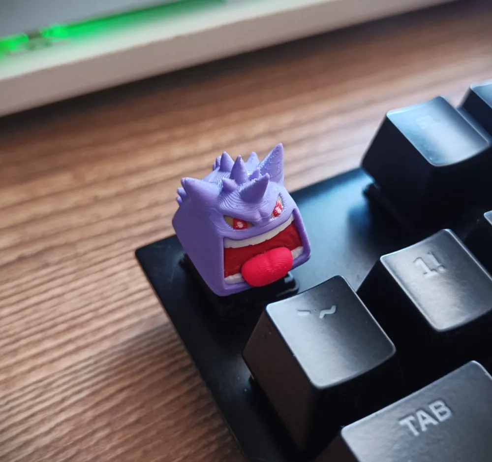 Gengar Gigantamax keycap - mechanical keyboard by Hiko 3D MakerWorld ...