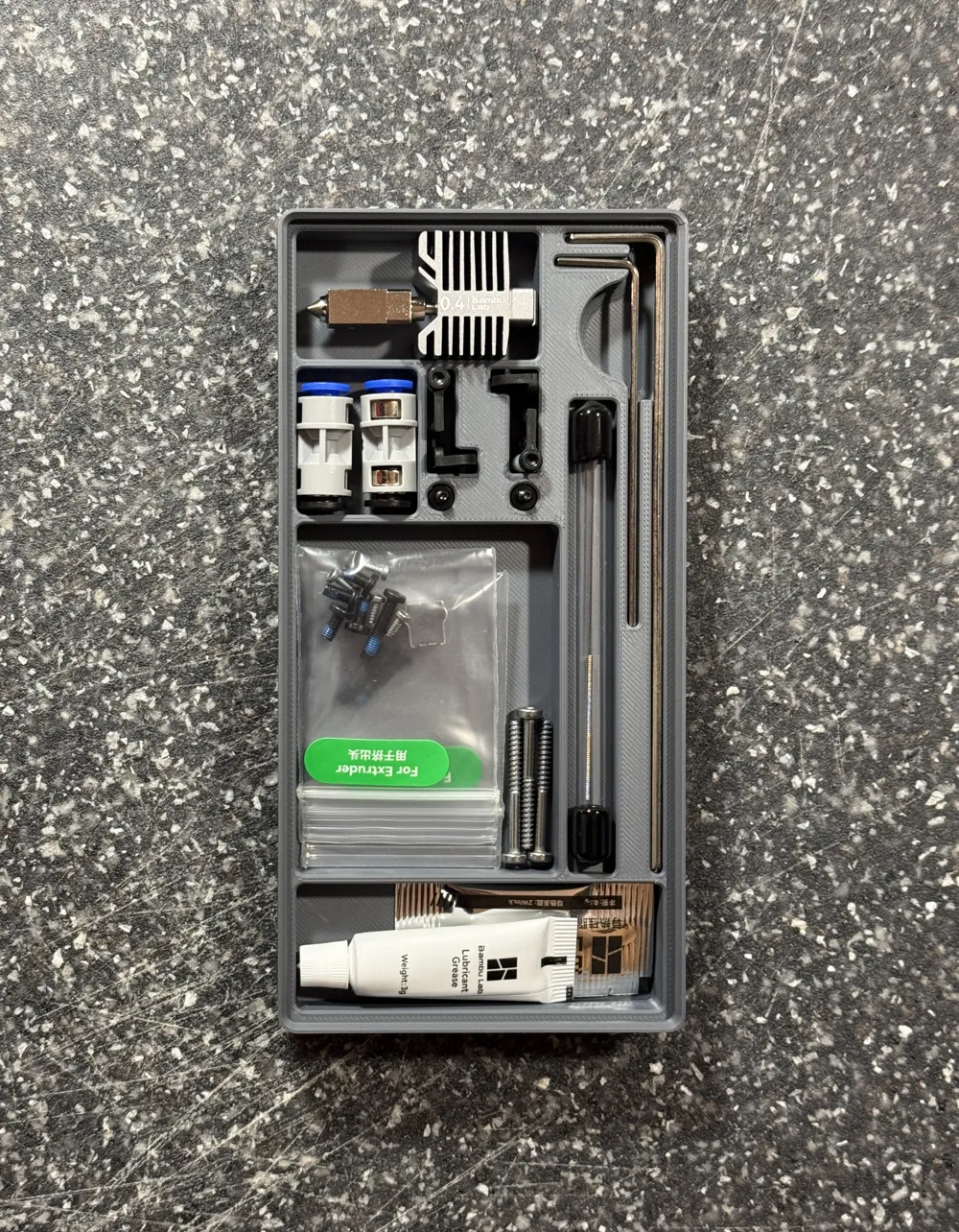 Gridfinity Tool Organizer for P1/P2/X1 Accessories - Free 3D Print ...