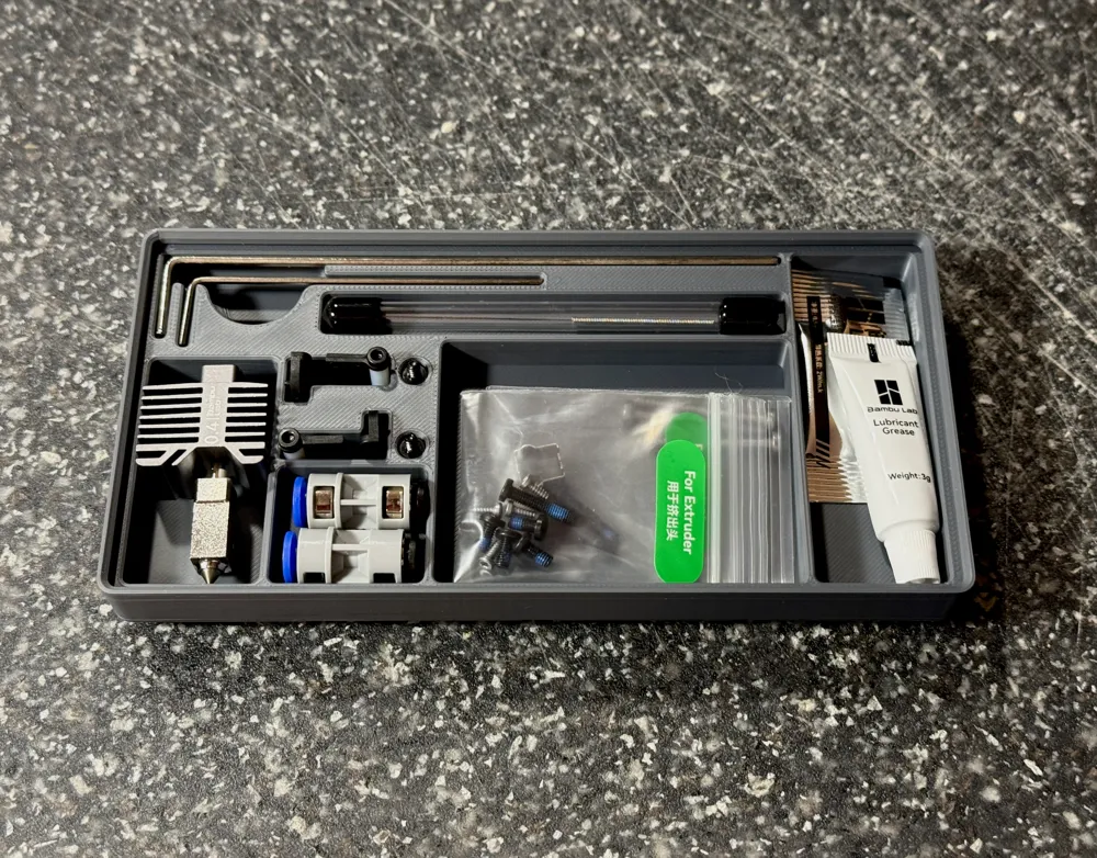 Gridfinity Tool Organizer for P1/P2/X1 Accessories - Free 3D Print ...