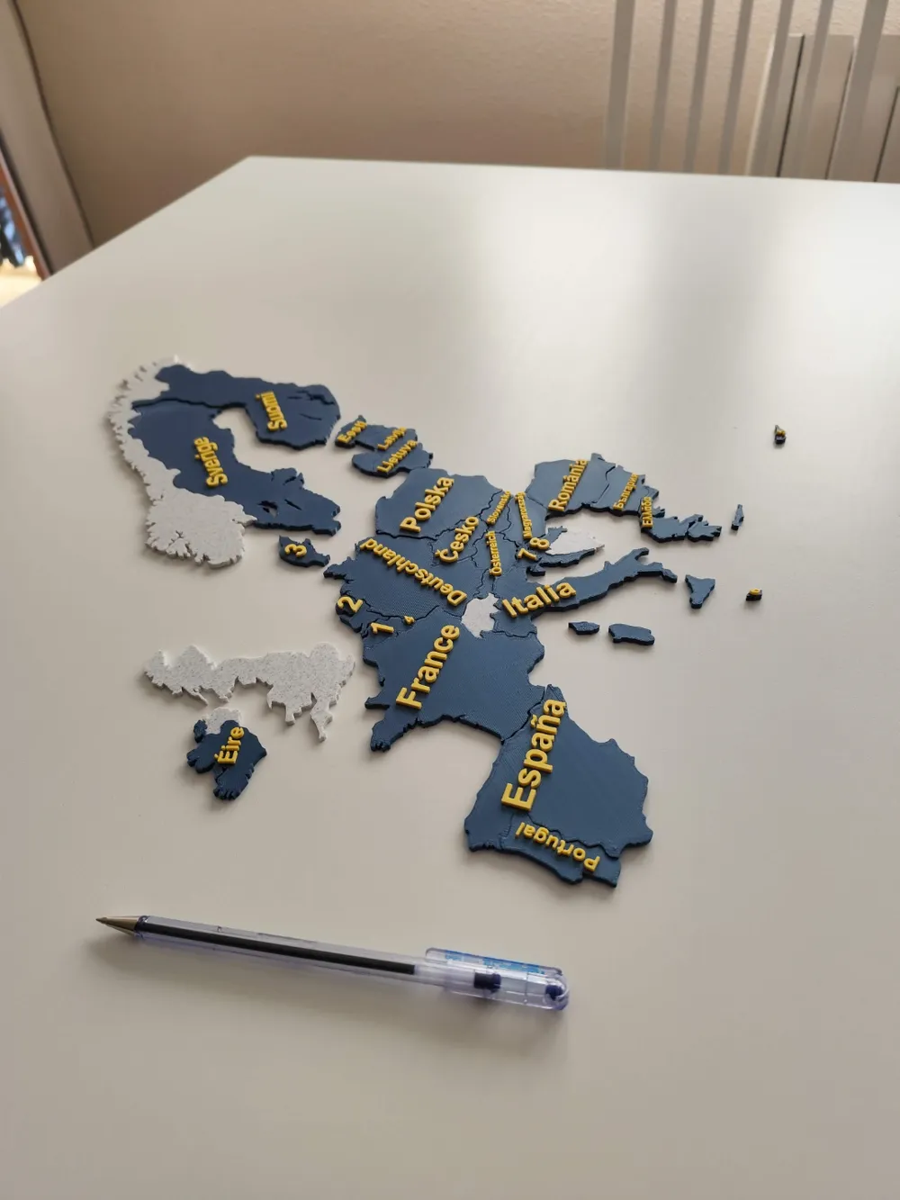 European Union countries puzzle by GForm3D - MakerWorld