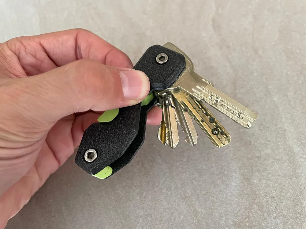 Rugged Keys Organizer M4 - Free 3D Print Model - MakerWorld