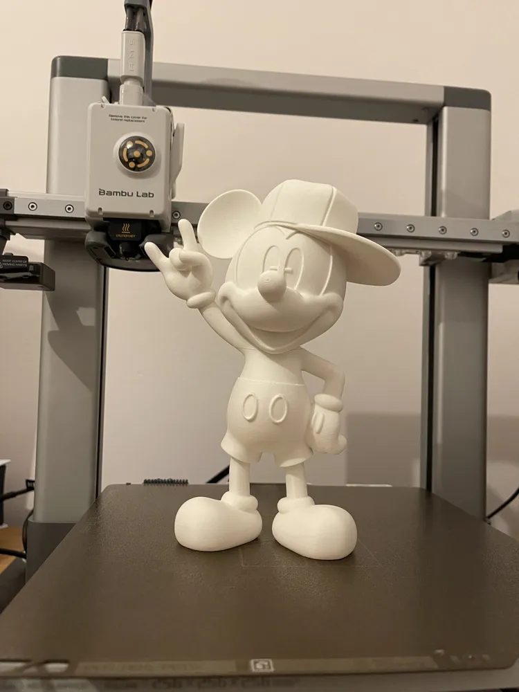 Mickey Mouse Urban Pop Art - 200 mm - Free 3D Print Model - MakerWorld