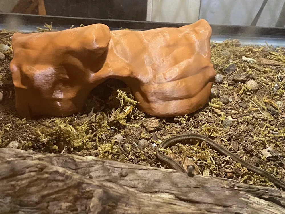 Reptile Log Hide by Ninjake 3Designs MakerWorld: Download Free 3D Models