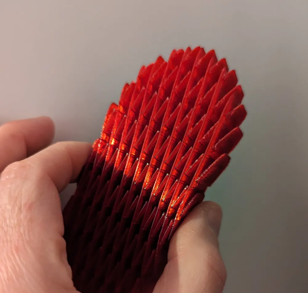 Squishy silent Morf Worm fidget stretch toy V2 by taylormadearmy ...