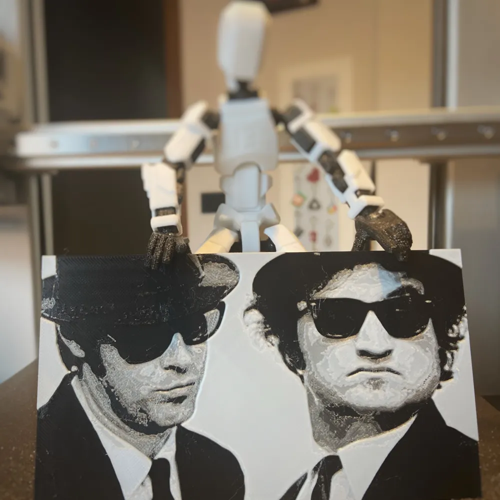 The Blues Brothers Hueforge by Kawa's Designs MakerWorld: Download Free ...