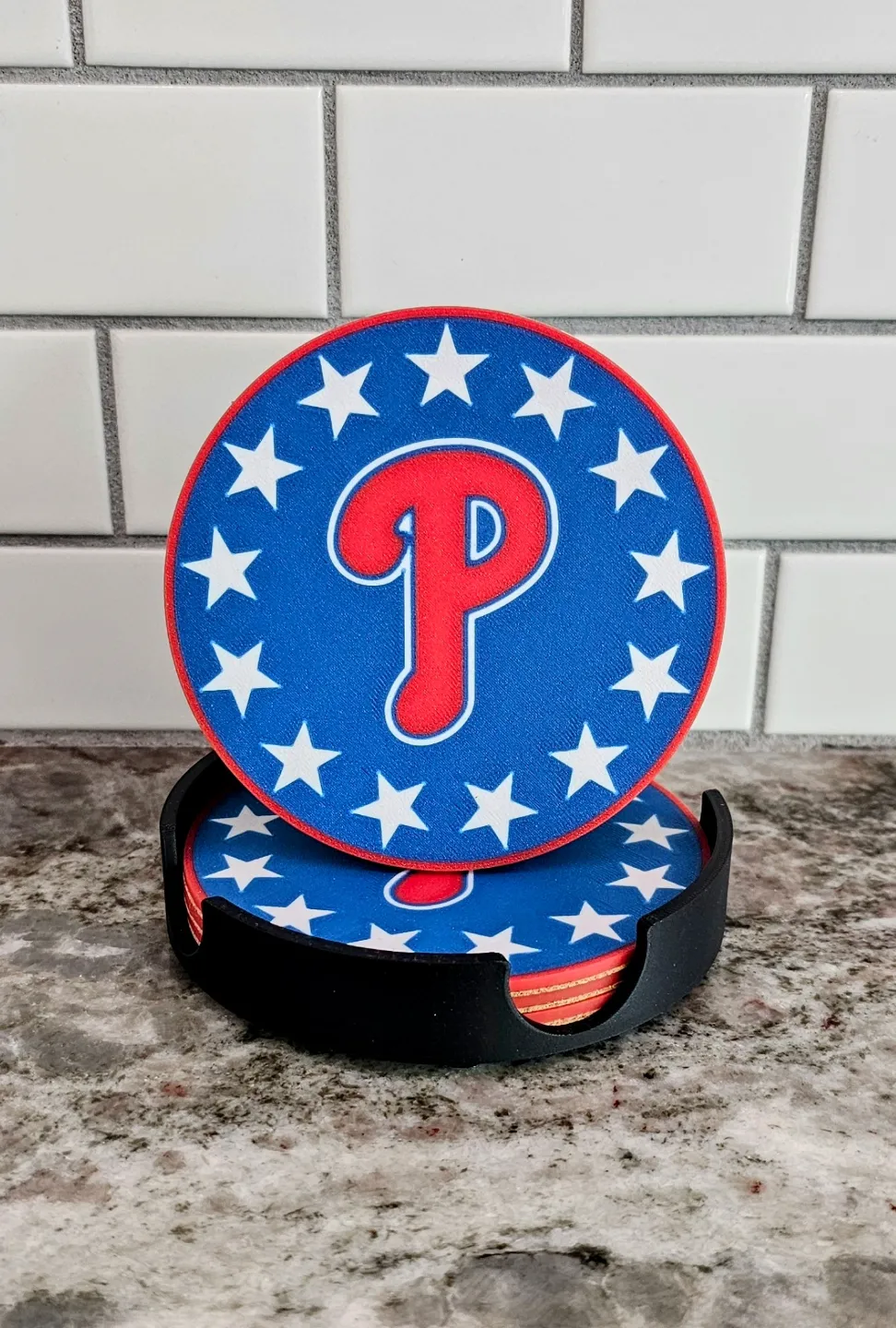 Philadelphia Phillies coaster set. by chrsrbiz - MakerWorld