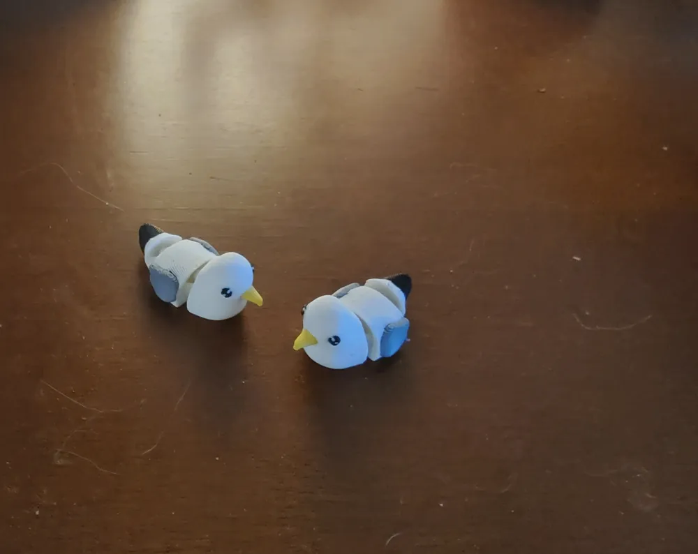 mini flexi seagull - Free 3D Print Model - MakerWorld