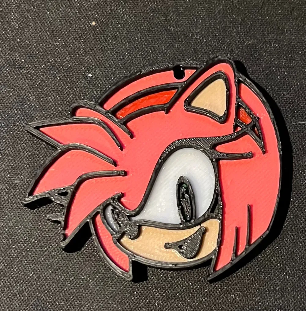 amy rose keychain by Blossom2023 - MakerWorld
