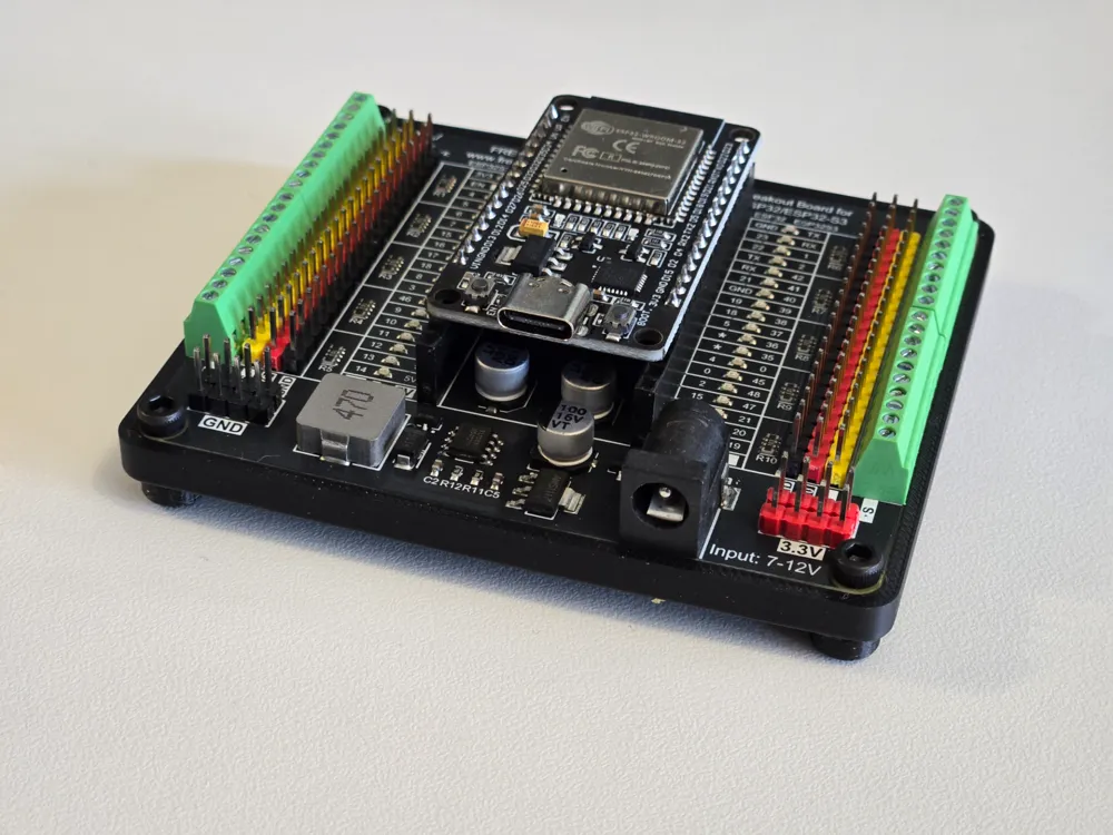 ESP32 FREENOVE Breakout Board Holder by Other_JW - MakerWorld