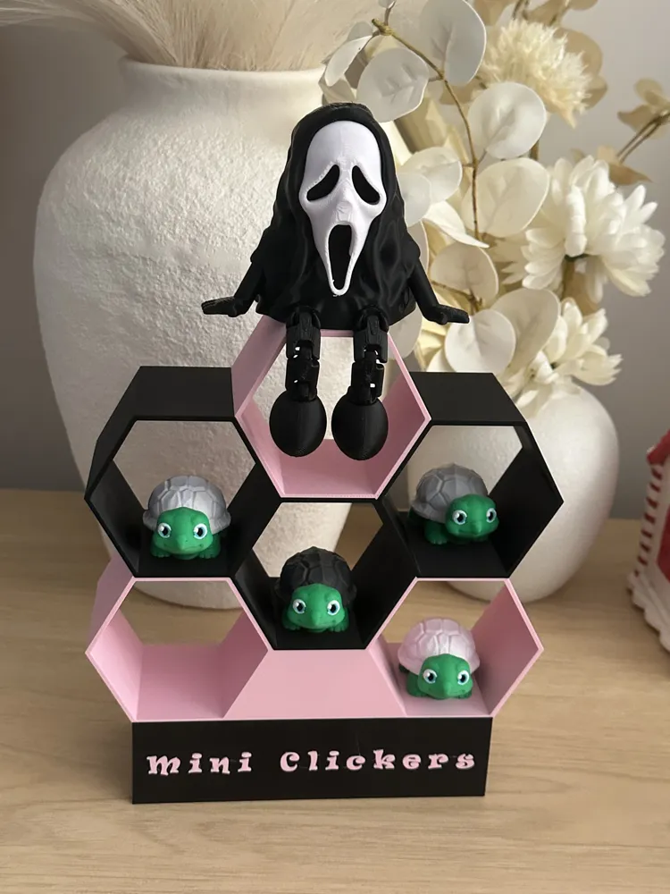 Mini Clickers Display Stand - Free 3D Print Model - MakerWorld
