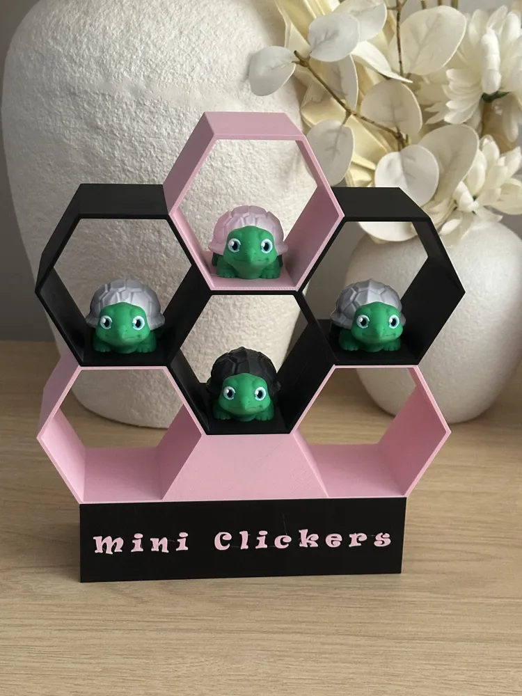 Mini Clickers Display Stand - Free 3D Print Model - MakerWorld