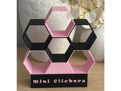 Mini Clickers Display Stand - Free 3D Print Model - MakerWorld