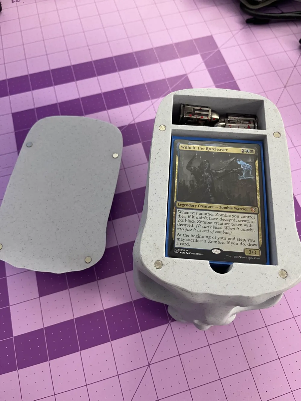 MTG Zombie Skull Commander Deck Box by Bulian MakerWorld: Download Free ...