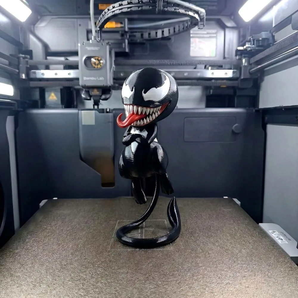 VENOMIZED MEOWTH: THE SYMBIOTE SHADOW - Free 3D Print Model - MakerWorld