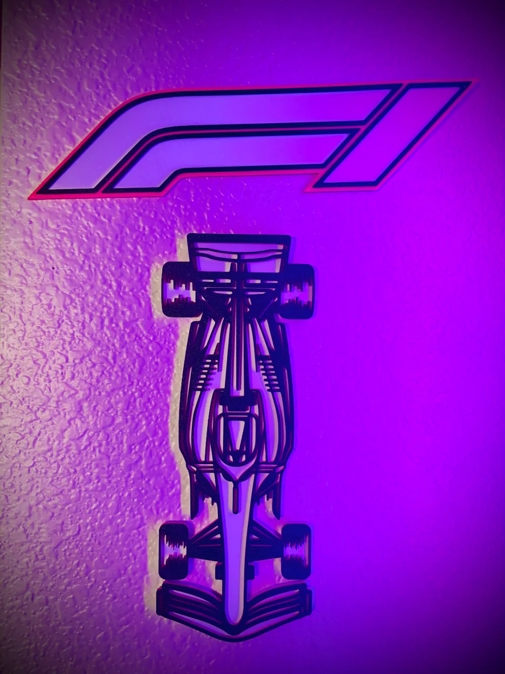 F1 Logo Wall Art (outline) by TheWolf - MakerWorld
