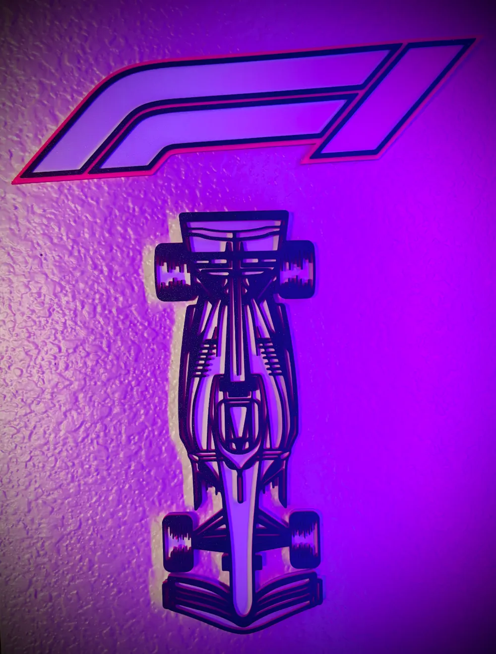 F1 Logo Wall Art (outline) by TheWolf - MakerWorld
