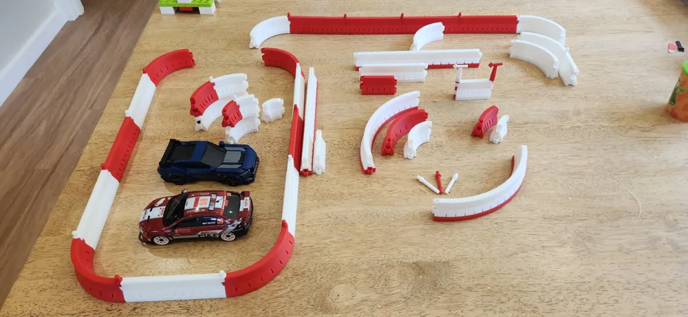Car Barriers, Mini Z, Model Race Track -Updated - Free 3D Print Model ...