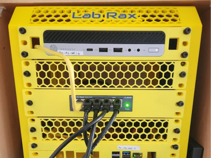 Switch Rack Mount for 10" Rack by DiddlyBuilds MakerWorld: Download ...