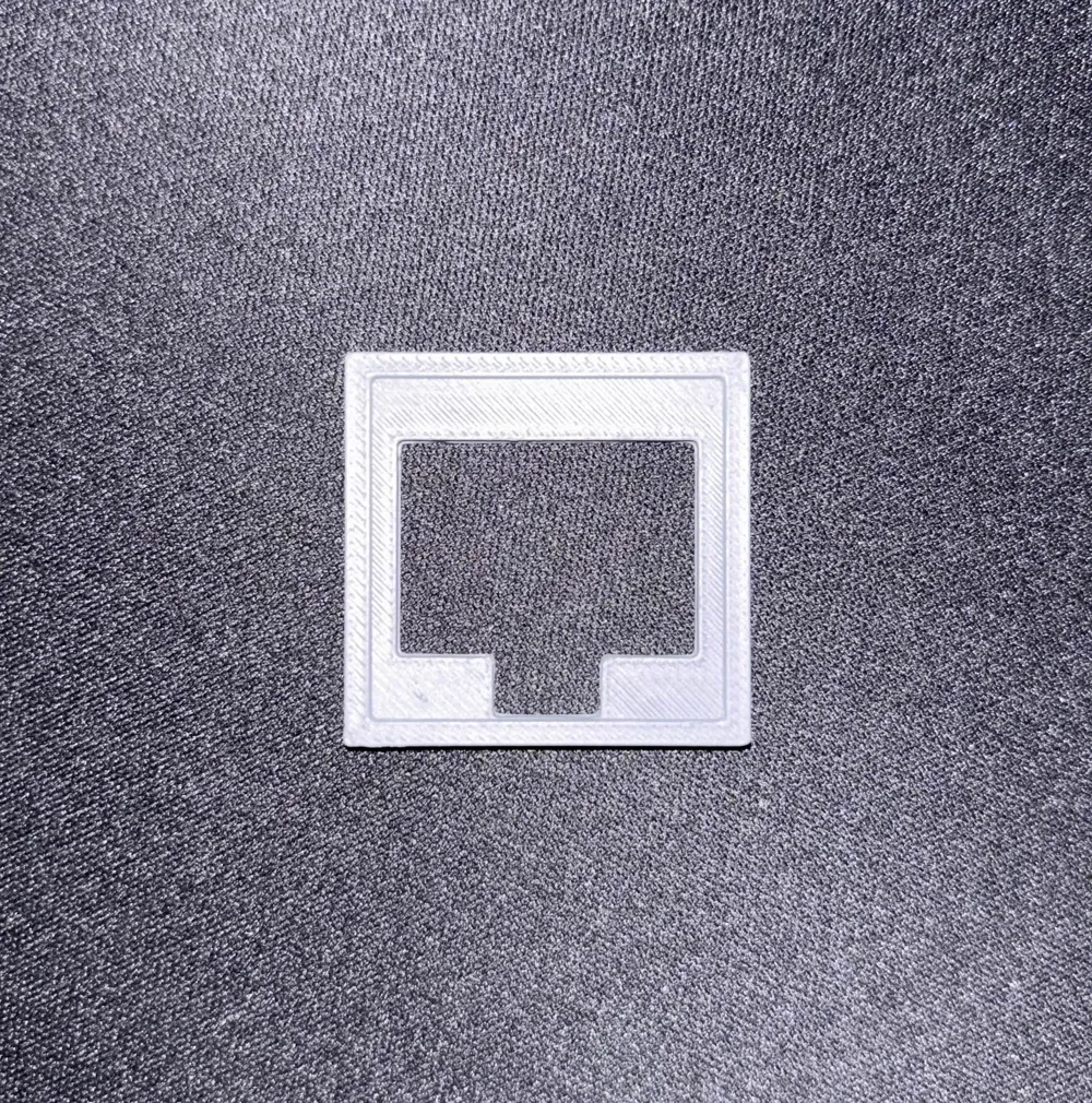 0.96in OLED Display Faceplate/Template - Free 3D Print Model - MakerWorld