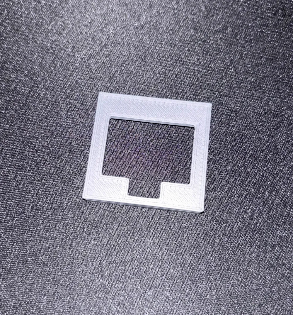 0.96in OLED Display Faceplate/Template - Free 3D Print Model - MakerWorld