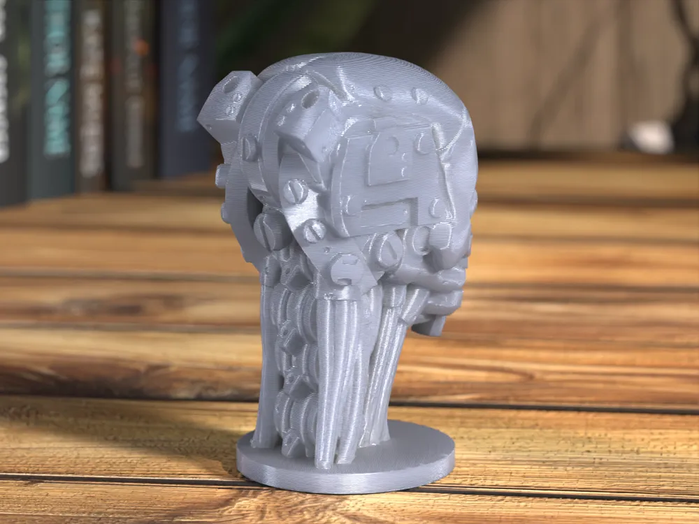 Automaton Head - Hell Divers 2 by TanishqPlays - MakerWorld